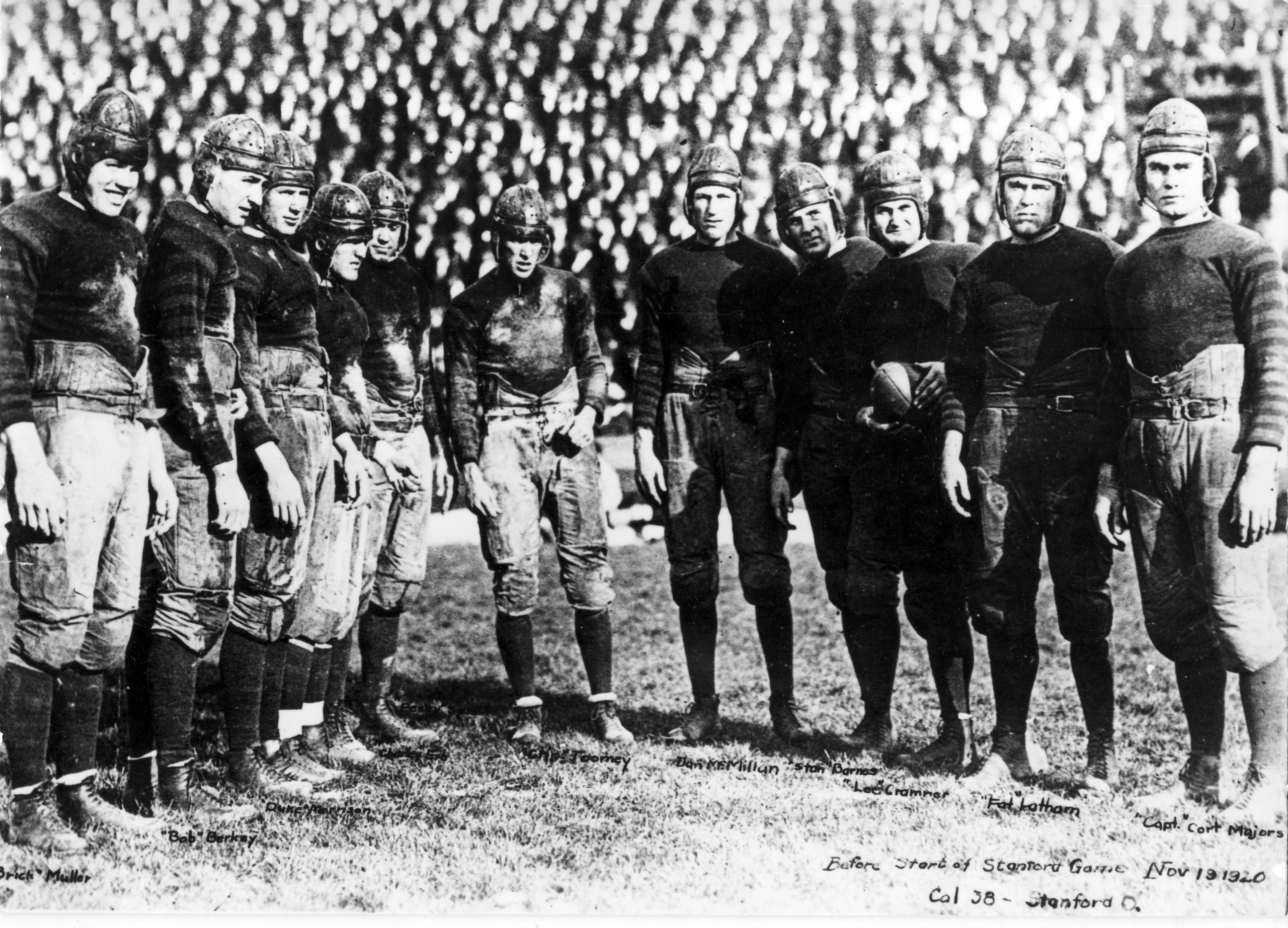 FLASHBACK: The Cal Bears Were Golden In 1920 - The College Sports Journal
